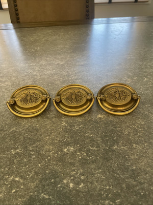 Drawer Pulls - Brass Back Plates