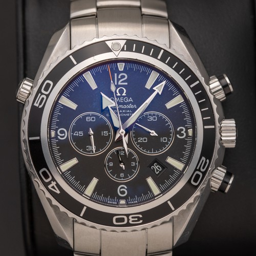 Omega Watch Seamaster Planet Ocean Chronograph 46mm 2210.50.00 BOX ...