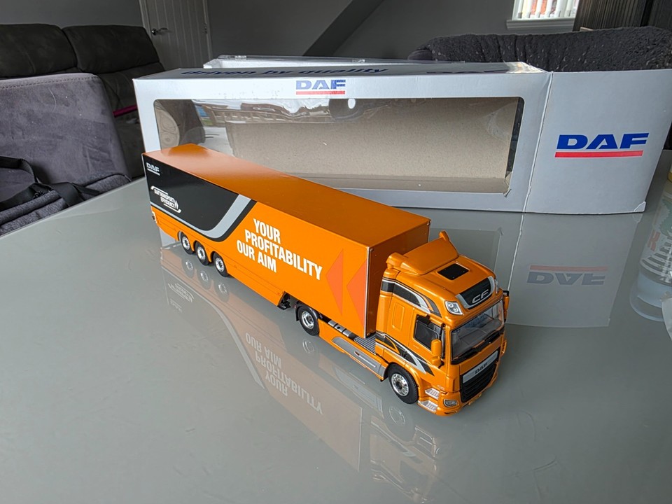 DAF CF and Box trailer DAF Trucks Livery ***1/50***MINT*** | eBay UK