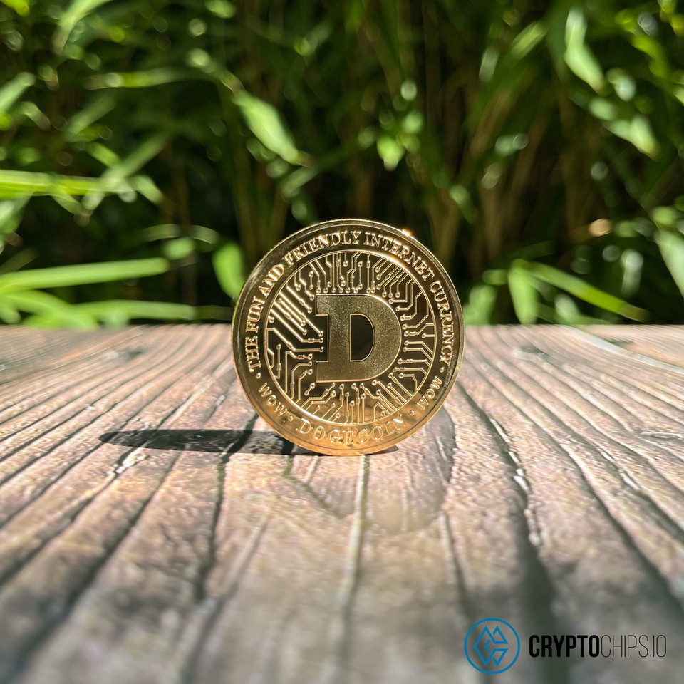 Dogecoin (DOGE) Physical Crypto Coin by Cryptochips | High Quality ...