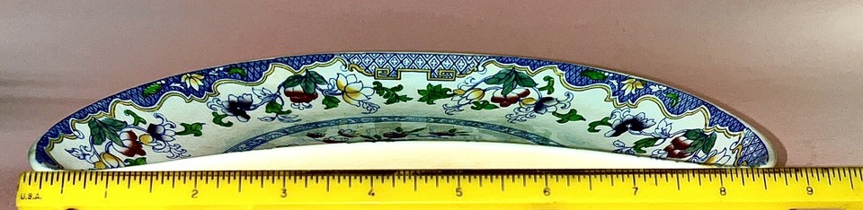 Minton Made in England Poonah Pattern Crescent Salad Plate Set of 6 ...