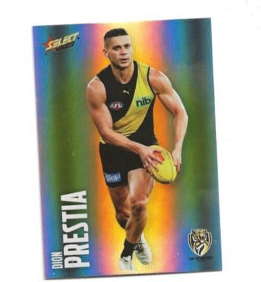 2023 FOOTY STARS Colour SPOTS PARALLEL RICHMOND DION PRESTIA # 138 AFL ...