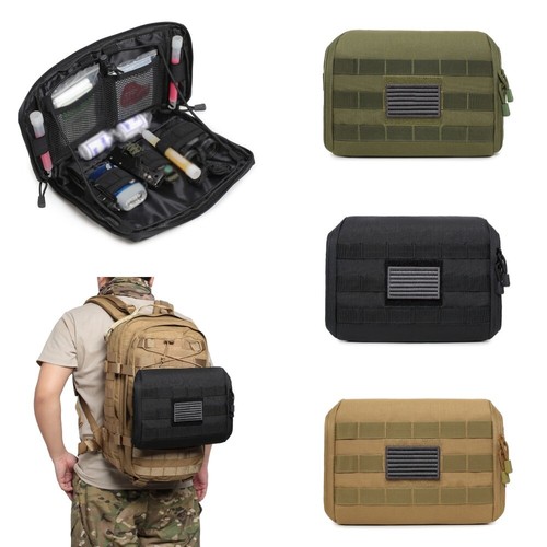 Tactical Molle Bag Nylon Belt Pouch Outdoor Hiking Camping Accessories ...