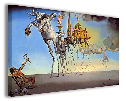 Quadri famosi Salvador Dalì XVII stampa su tela canvas riproduzione ...