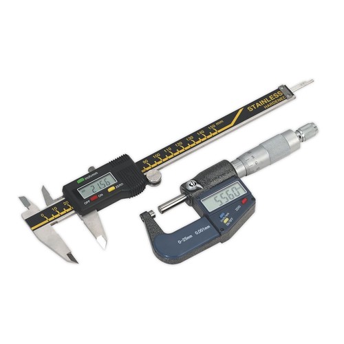 Sealey Digital Measuring Set 2pc AK9637D | eBay