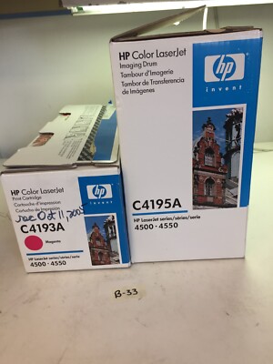 NEW GENUINE HP IMAGING DRUM LASERJET C4195A&C4193A FOR 4500•4550 ...