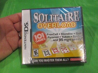 SOLITAIRE OVERLOAD NINTENDO DS 101 GAMES NEW FACTORY SEALED US EDITION ...