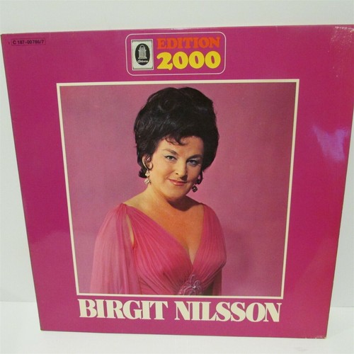 BIRGIT NILSSON Edition 2000 Wagner VERDI Puccini VINYL 2 LP Set Import ...