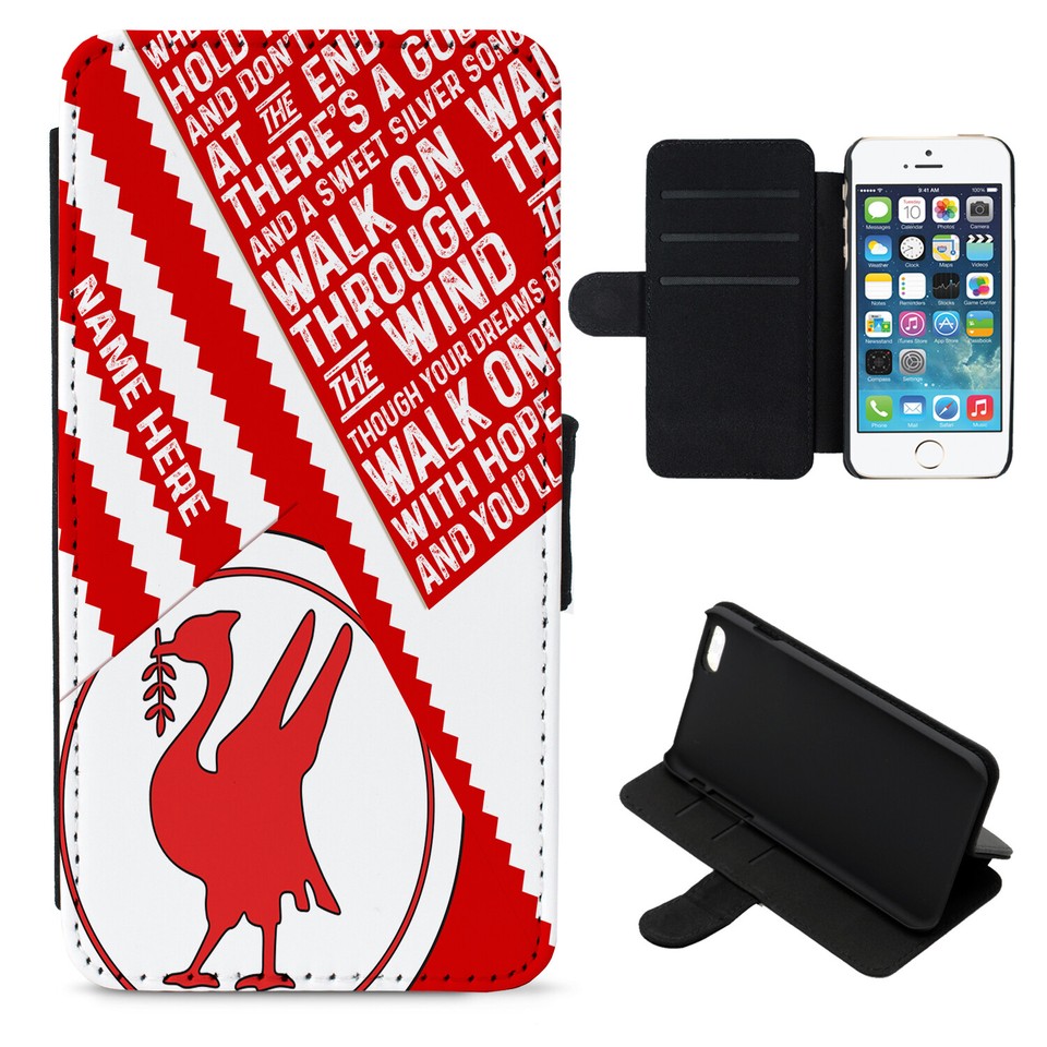 Personalised Liverpool iPhone Case Retro Football Flip Phone Cover Mens ...