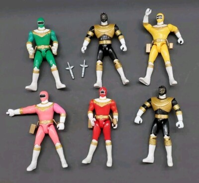 Power Rangers ZEO Action Figures Lot of 6 Vintage Bandai 1996 MMPR ...