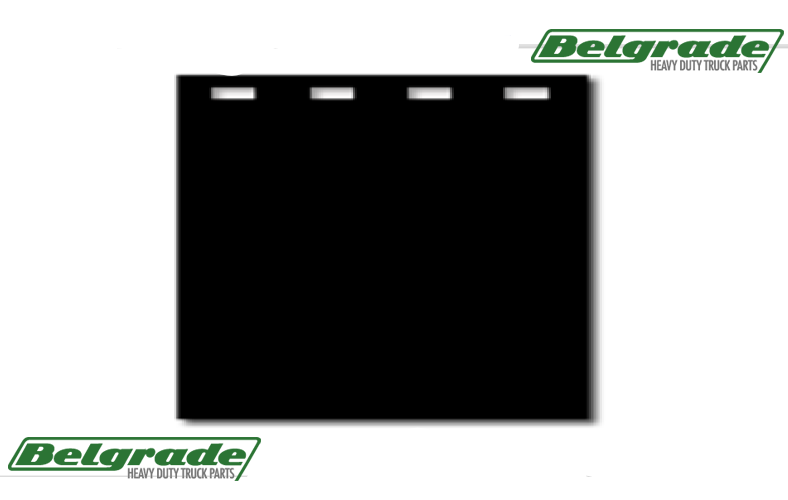 2X Aurora 30"x24" Polyguard Straight Mud Flap Guards 2430PSB Semi Truck ...