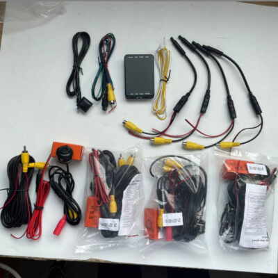 360 Degree 4 Way Camera Control Box System Car Parking Panoramic View ...