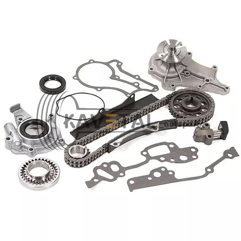 22R 22RE 22REC 2.4L Engine Rebuild Overhaul Kit w/ Rods & Timing Kit ...