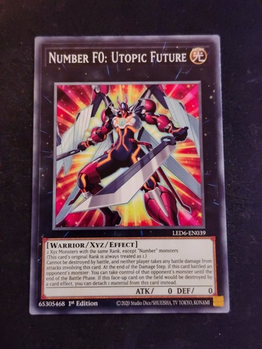 Number F0: Utopic Future LED6-EN039 Legendary Duelists: Magical Hero ...
