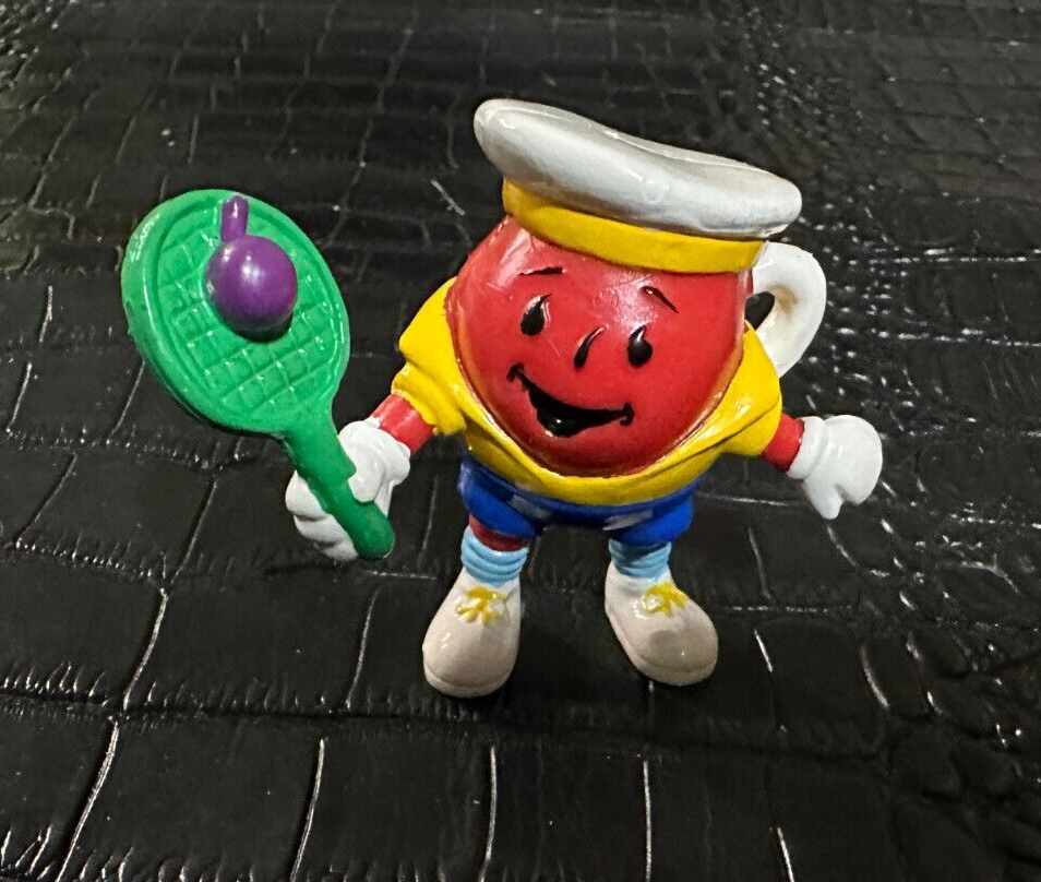 VINTAGE advertising NOS PVC FIGURE #001 - KOOL AID MAN - TENNIS | eBay