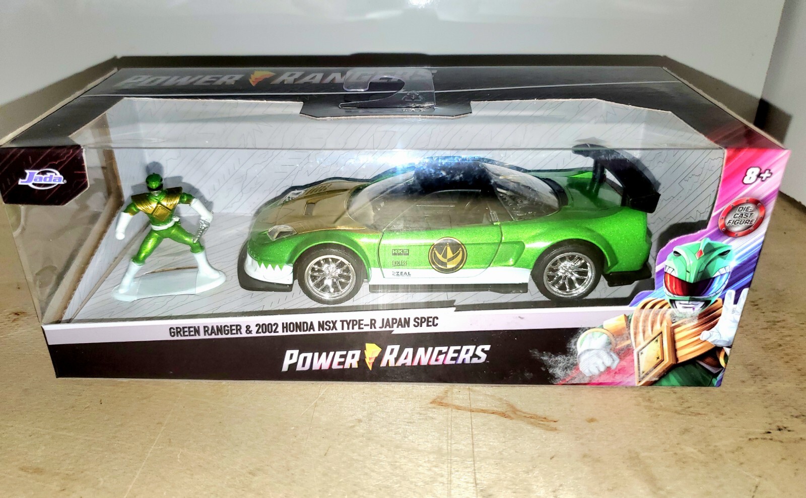 Jada: Power Rangers - 2002 Honda NSX Type-R w/ Green Ranger - Item ...