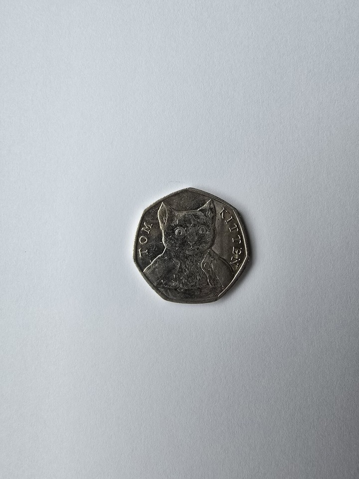 Rare 50p British Coin Tom Kitten 2017 | eBay UK
