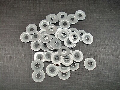 50 pcs 1/8" round push on clips for emblems script name plates ...