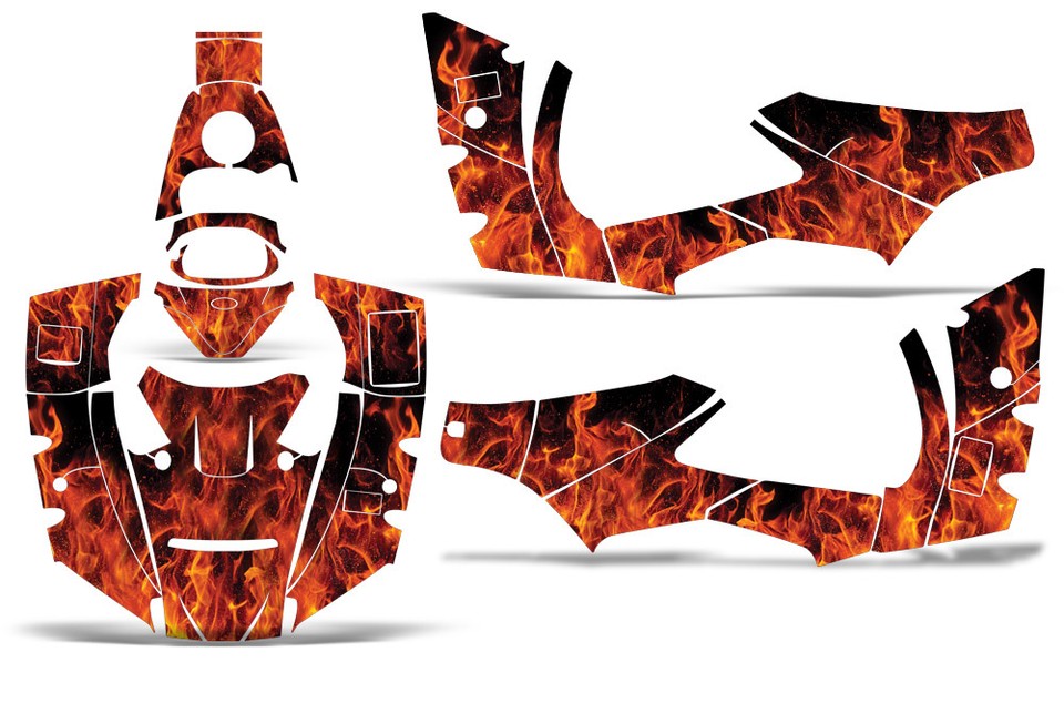 ATV Decal Graphics Kit Quad For Honda TRX680 Rincon 2006-2018 ICE O | eBay