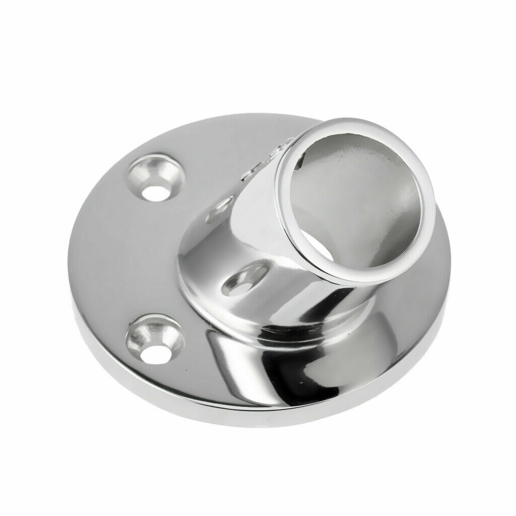 60° Boat 1" 25mm 316 Stainless Steel Round Pipe Base Tube Base Marine ...