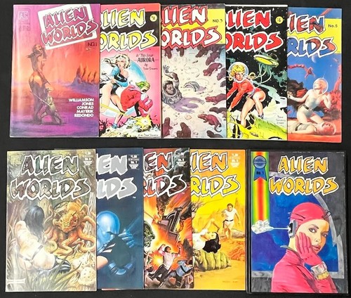 Alien Worlds 1-9 + Blackthorn TPB (Pacific Comics 1982) Complete Set - Comic | eBay