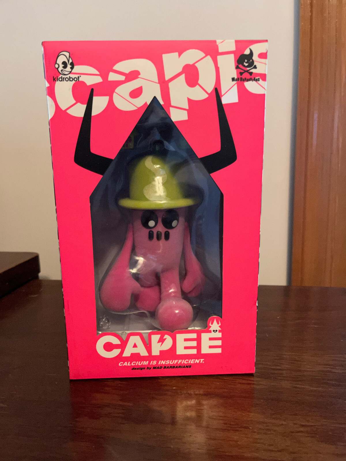 CAPEE by Mad Barbarians, Flocked Pink, Kidrobot Designer Vinyl Toy | eBay