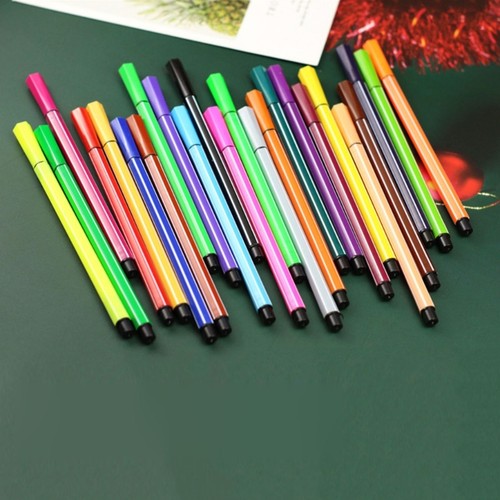 12 Color Water Color Pencil Water-based Watercolor Pen Non-toxic ...