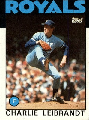 1986 Topps #77 Charlie Leibrandt - BB | eBay