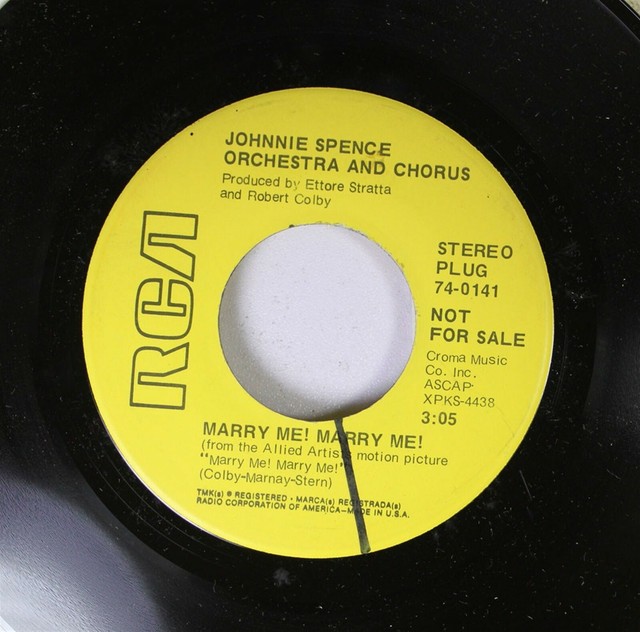 Pop Promo 45 Johnnie Spence Orchestra And Chorus - My Time Has Come ...