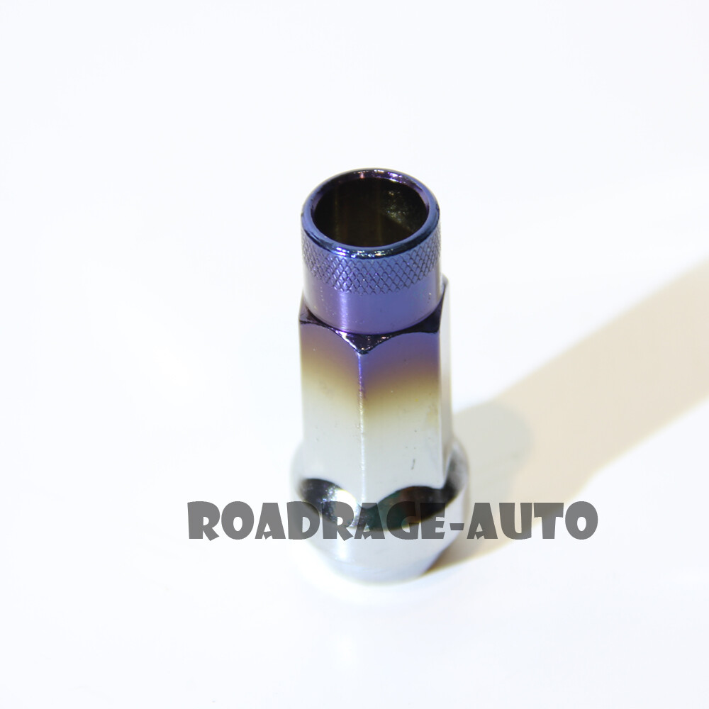 Open End Wheel Rim Lug Nuts M12X1.5 48mm Burning Style Tuner Bolts ...