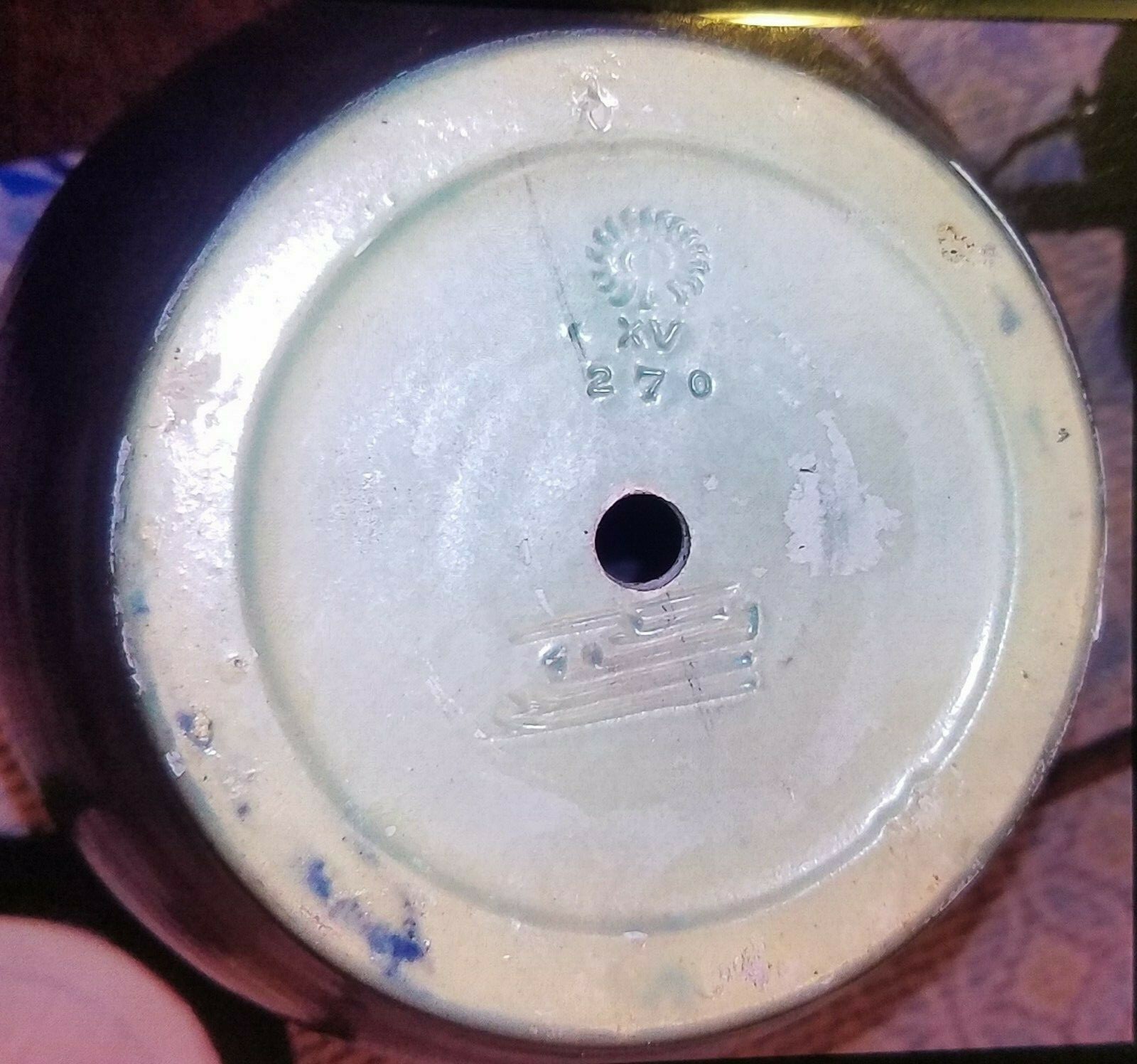 Tiffany Studios Leaded Slag Glass Acorn Shade, Rookwood Pottery Lamp ...