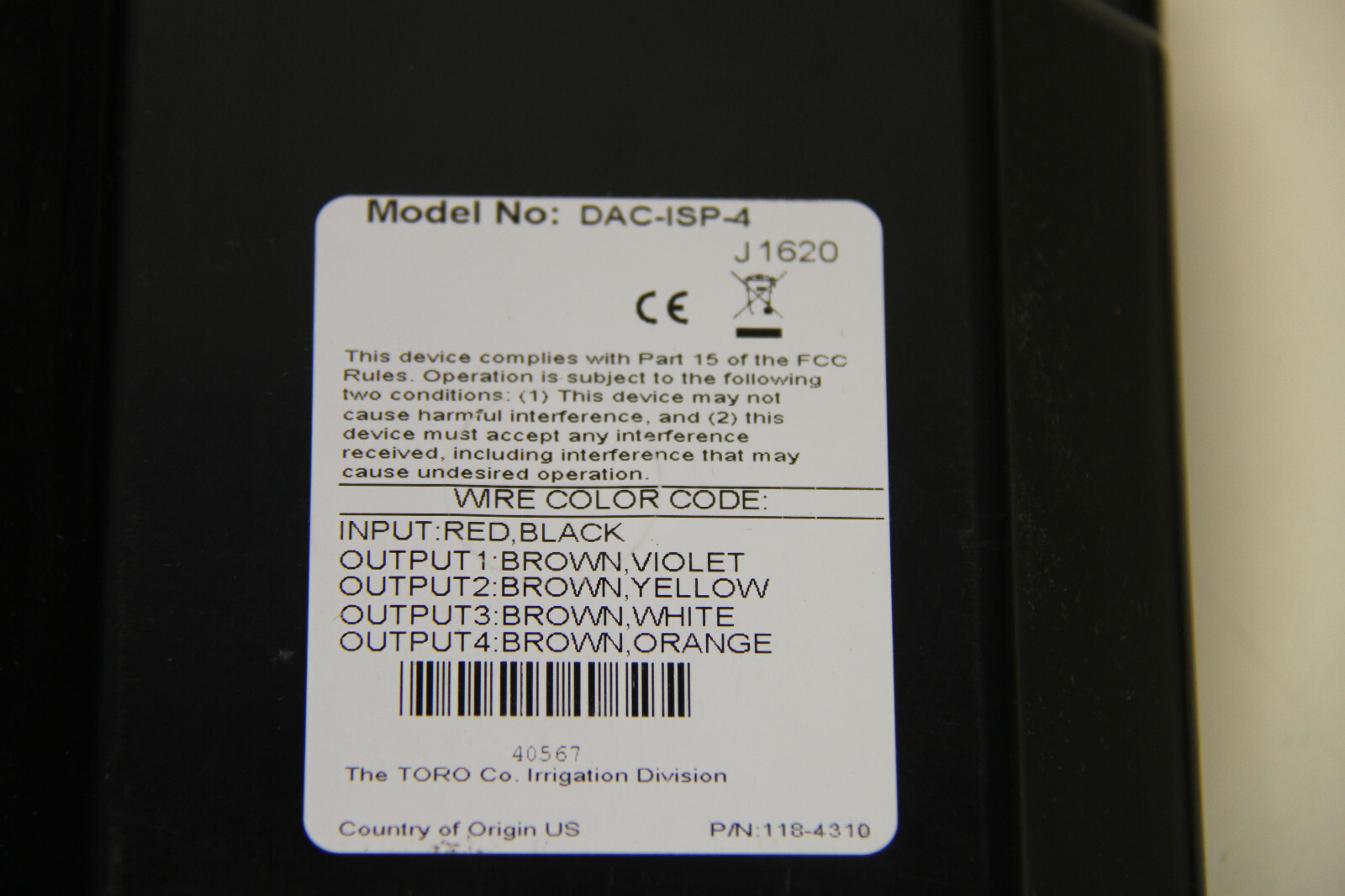 Toro Dec-isp-1gb GDC 1-station Decoder Golf Body for sale online | eBay