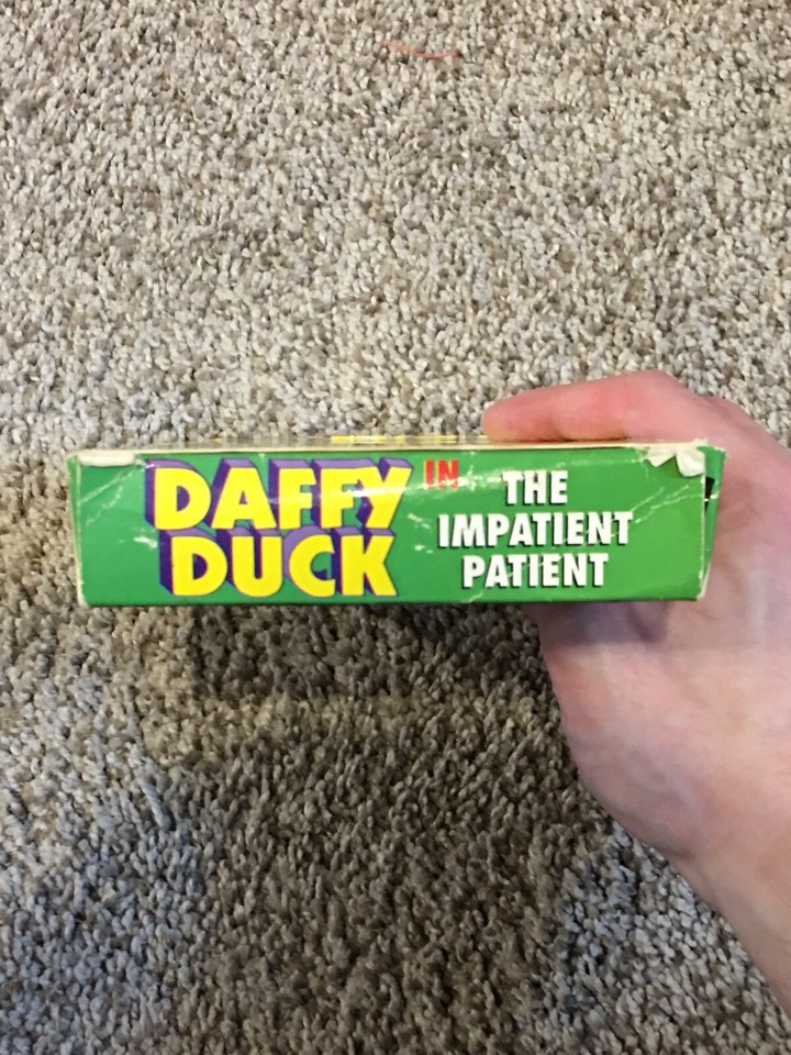 Daffy Duck The Impatient Patient 1991 VHS Looney Tunes RARE UAV Home ...