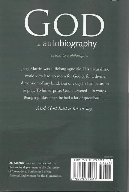 God : An Autobiography, As Told to a Philosophe by Jerry Martin (2016 ...