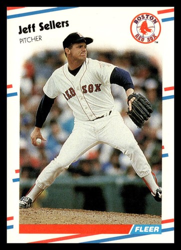 1988 Fleer #366 Jeff Sellers Boston Red Sox Baseball Card | eBay