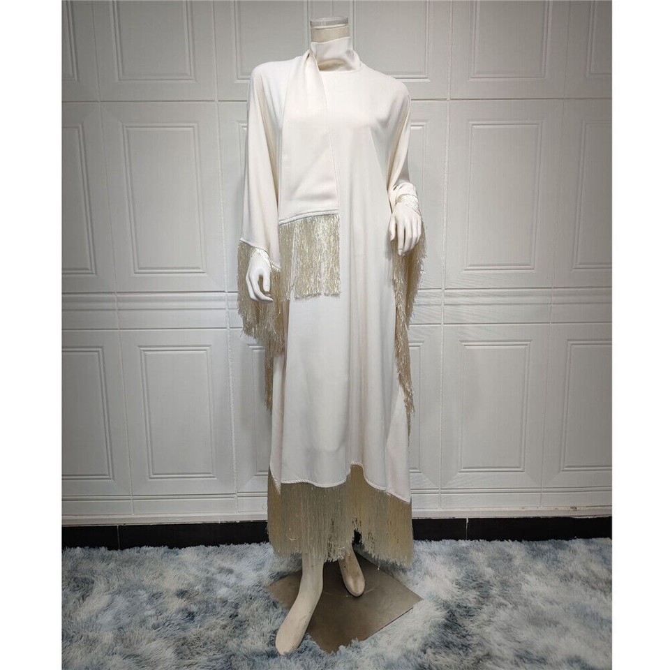 Dubai Abaya Women Oversize Muslim Bat Sleeve Maxi Dress Islamic ...