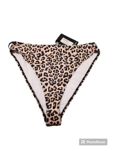 Pretty Little Thing Cheetah Print Bikini Bottom Size 12 | eBay
