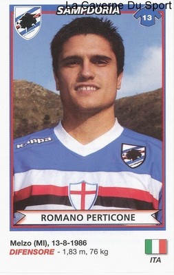 ROMANO PERTICONE ITALIA SAMPDORIA RARE UPDATE STICKER CALCIATORI 2011 ...