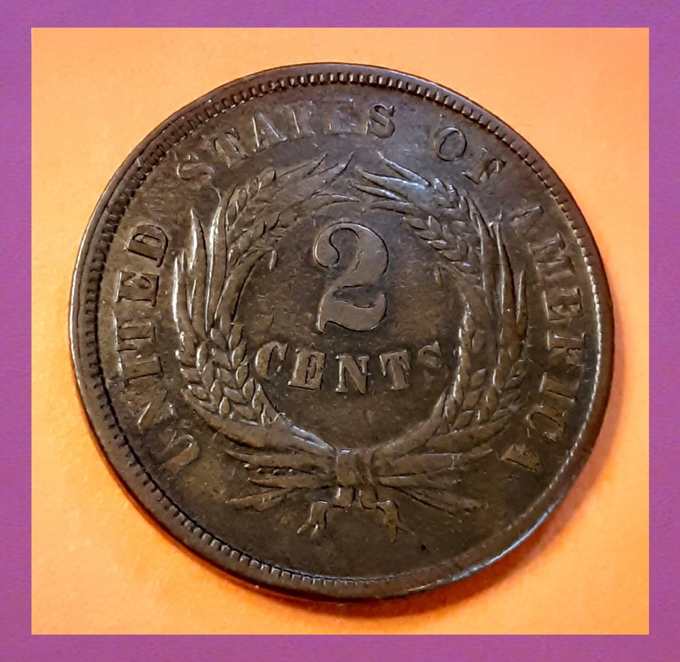 1865 AU (Full Motto) Two Cent Coin ( Includes Video) | eBay