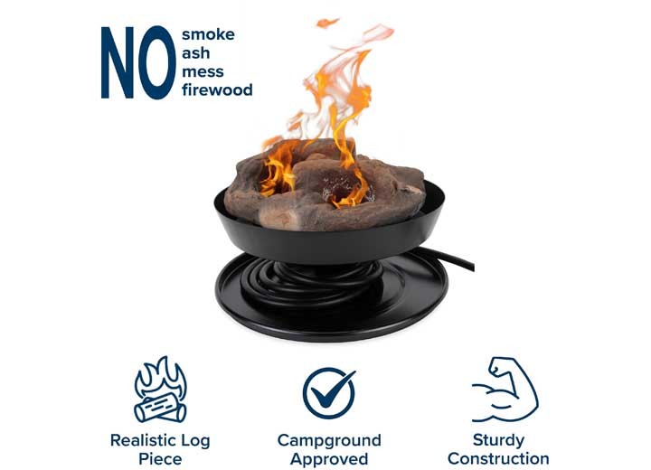 Camco 58035 Olympian Big Red Campfire Portable Propane Campfire | eBay