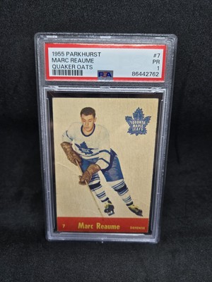 1955 Quaker Oats #7 Marc Reaume Psa 1 | eBay