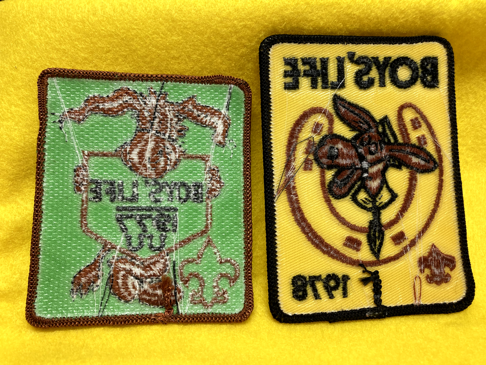 (ae7) Boy Scouts- 1977 & 1978 Pedro Boy's Life patches | eBay