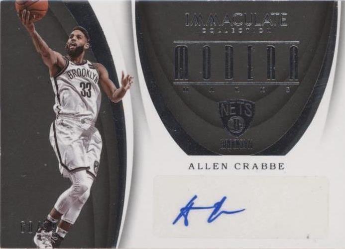 2017-18 Panini Immaculate Collection - Modern Marks Allen Crabbe #MK ...