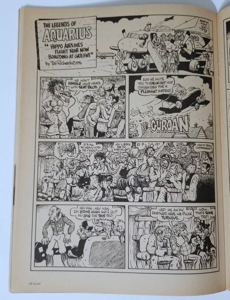 HEAD 1976 OCT MAGAZINE 420 HIPPIE REEFER BOOK HIGH VINTAGE 70S ZINE ...