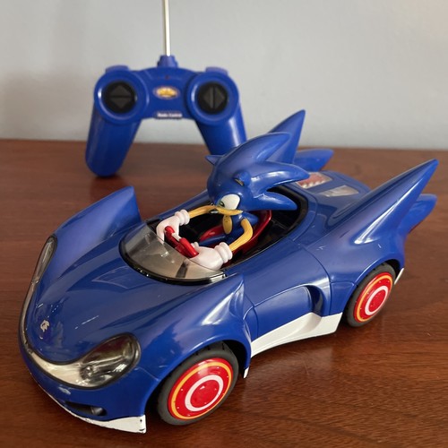 NKOK Sonic and Sega All Stars Racing RC Car - UNTESTED With CONTROLLER ...