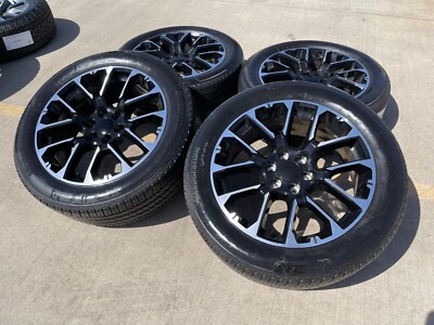 22" Chevy Silverado GMC OEM Replica Yukon Tahoe 14079 wheels rims tires ...
