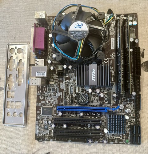 MSI MS-7592 G41M-P26 ver:5.2 LGA775 Intel Motherboard + CPU + cooler ...