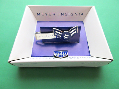 U.S AIR FORCE USAF AIRMAN FIRST CLASS MILITARY TIE BAR CLIP (MEYER ...