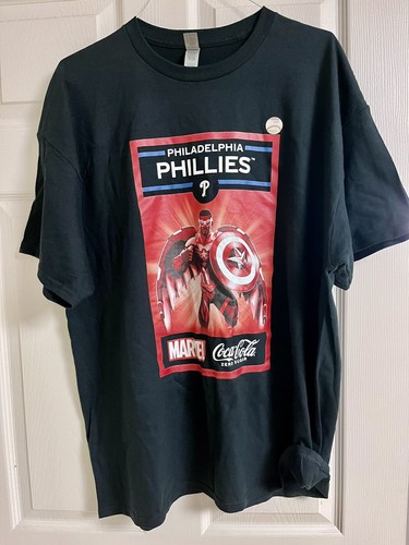 Philadelphia Phillies Marvel Coca-Cola Night Captain America Shirt 5/15 ...