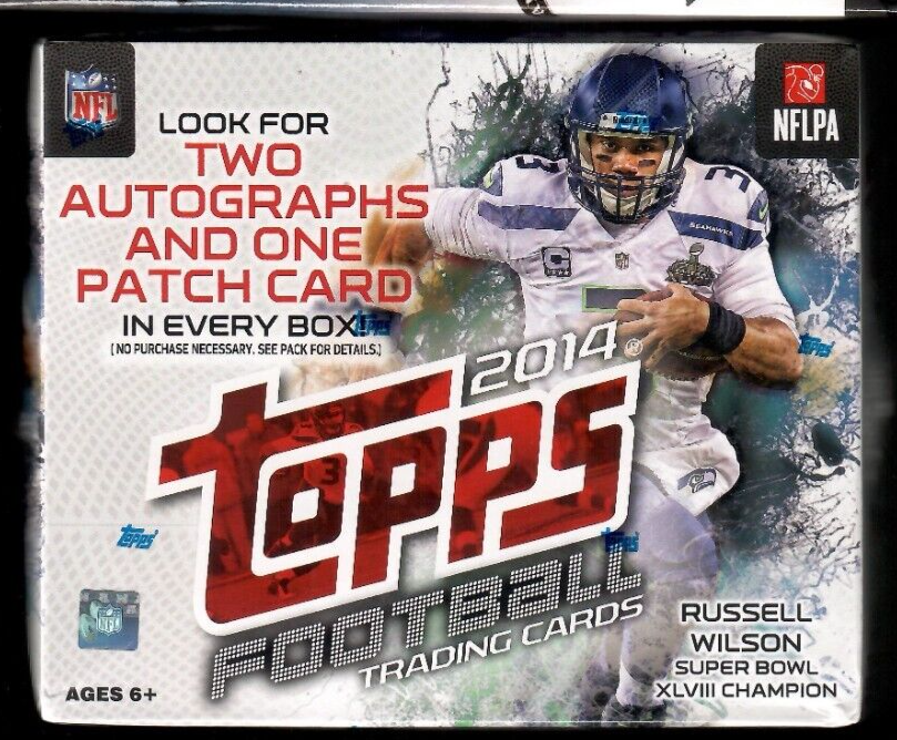 2014 Topps Factory Sealed Football Jumbo Box Jimmy Garoppolo RC ?? | eBay